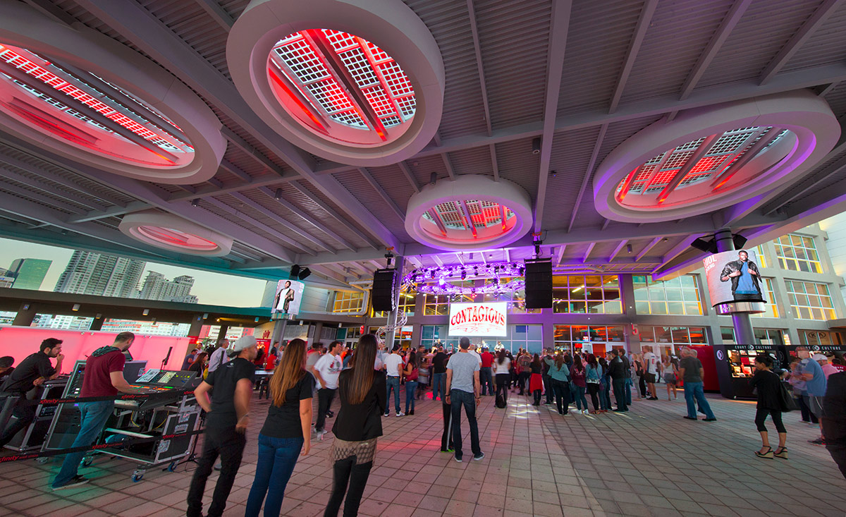 FTX Arena Miami NRG Terrace Photo Highlights.