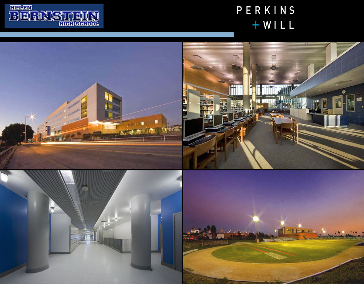 Architectural and Interior Design Photography of High Schools.
